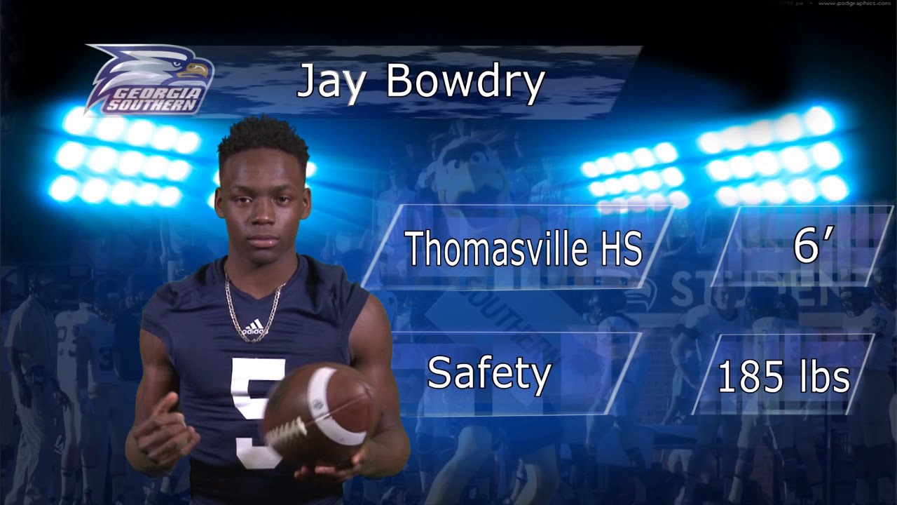 2015 Georgia Southern Football Signing Day - Jay Bowdry - YouTube