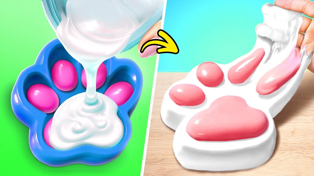 Squishy Paw Raksasa 🐱🐶 *Kerajinan Tangan Lucu Untuk Pecinta Kucing dan ...