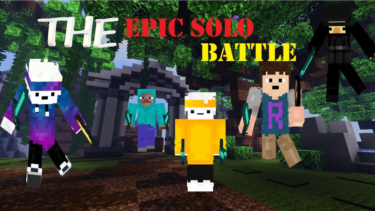 An epic Solo Bedwars Fight. - YouTube