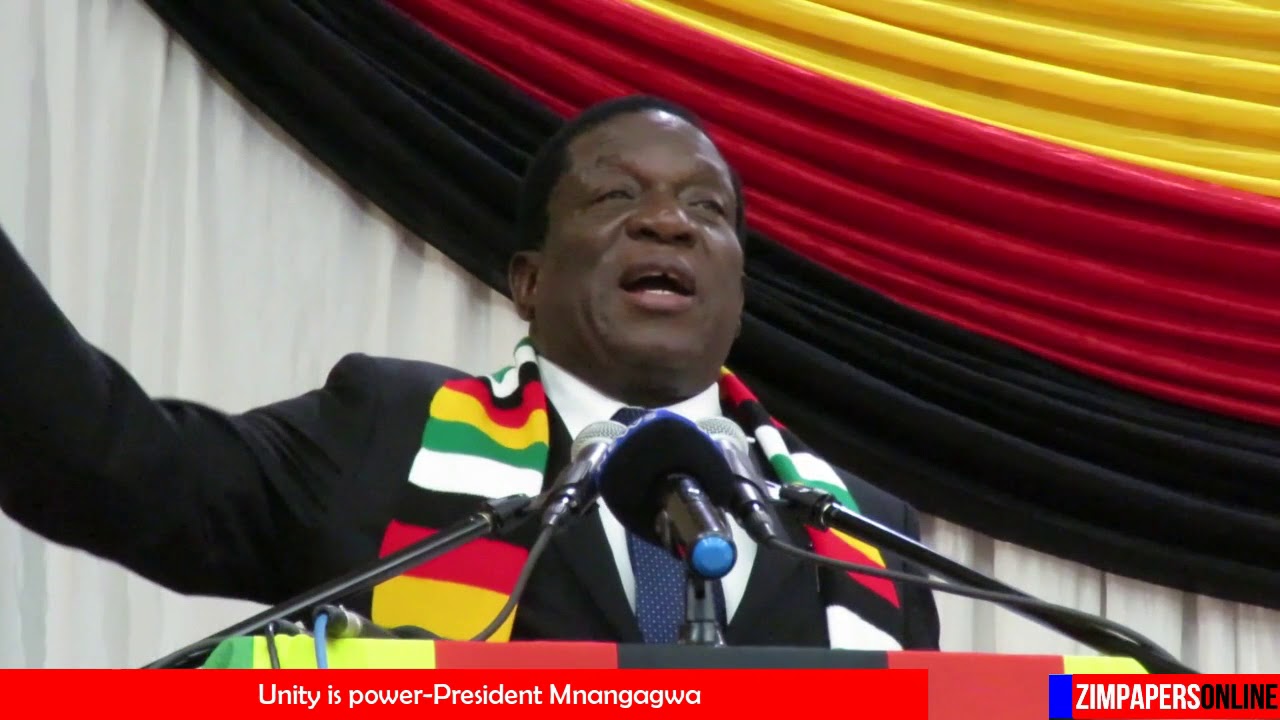 Unity is power: President Mnangagwa - YouTube