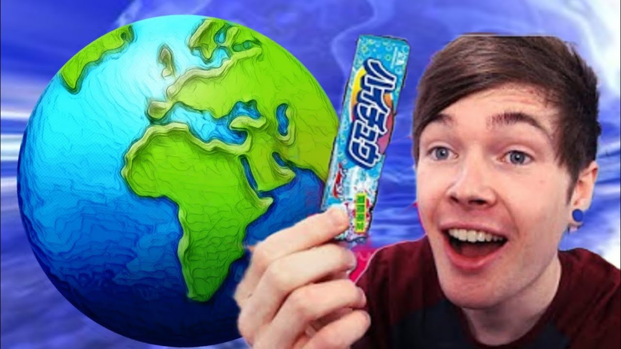 DanTDM Trying Food From Around The World Compilation - YouTube