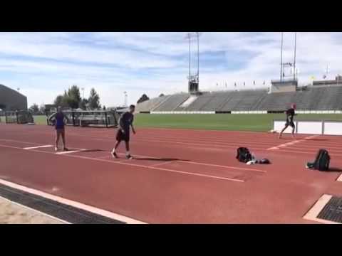 Offseason Training 2015: Long Jump Short Approach - YouTube