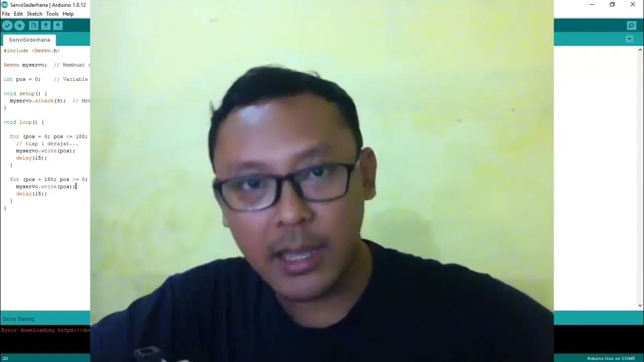 Tutorial Arduino Indonesia - Belajar mengkontrol servo dengan Arduino dan penjelasan cara ...