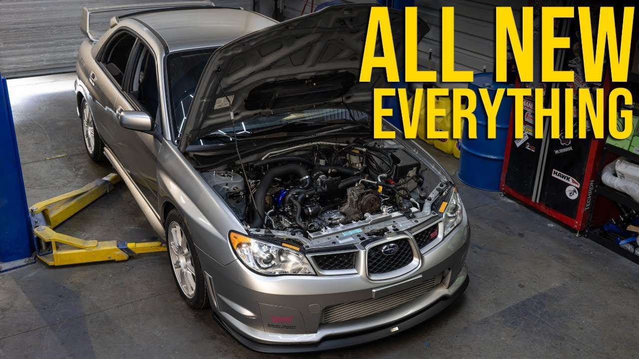 My Clapped Out WRX STI Is almost whole again. - YouTube