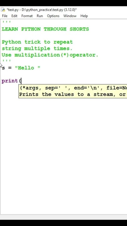 Python Trick To Repeat String Multiple Times Shorts Pythonforbegineers Pythontutorial