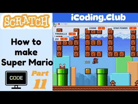 Scratch Mario Pt.11 (E11) - 🎮 How to Code Super Mario Games in Scratch | Scratch 3.0 Game ...