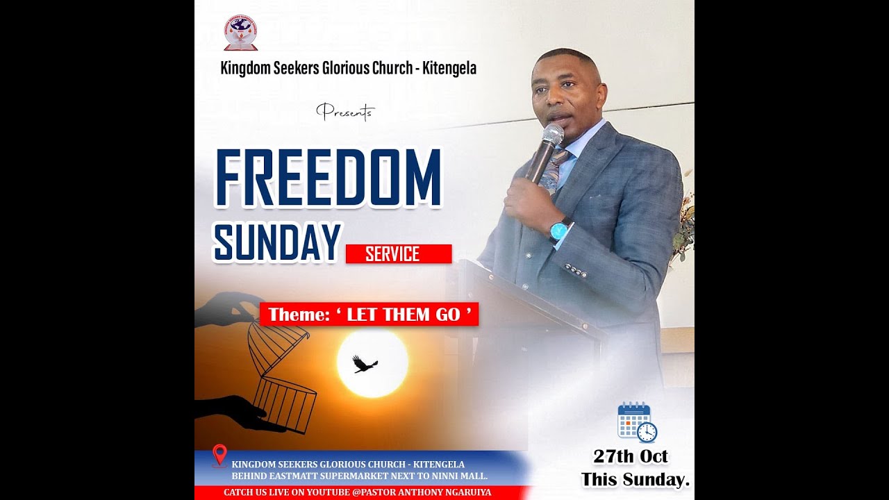 FREEDOM SUNDAY SERVICE | THEME: LET THEM GO || 27th OCT 2024 - YouTube