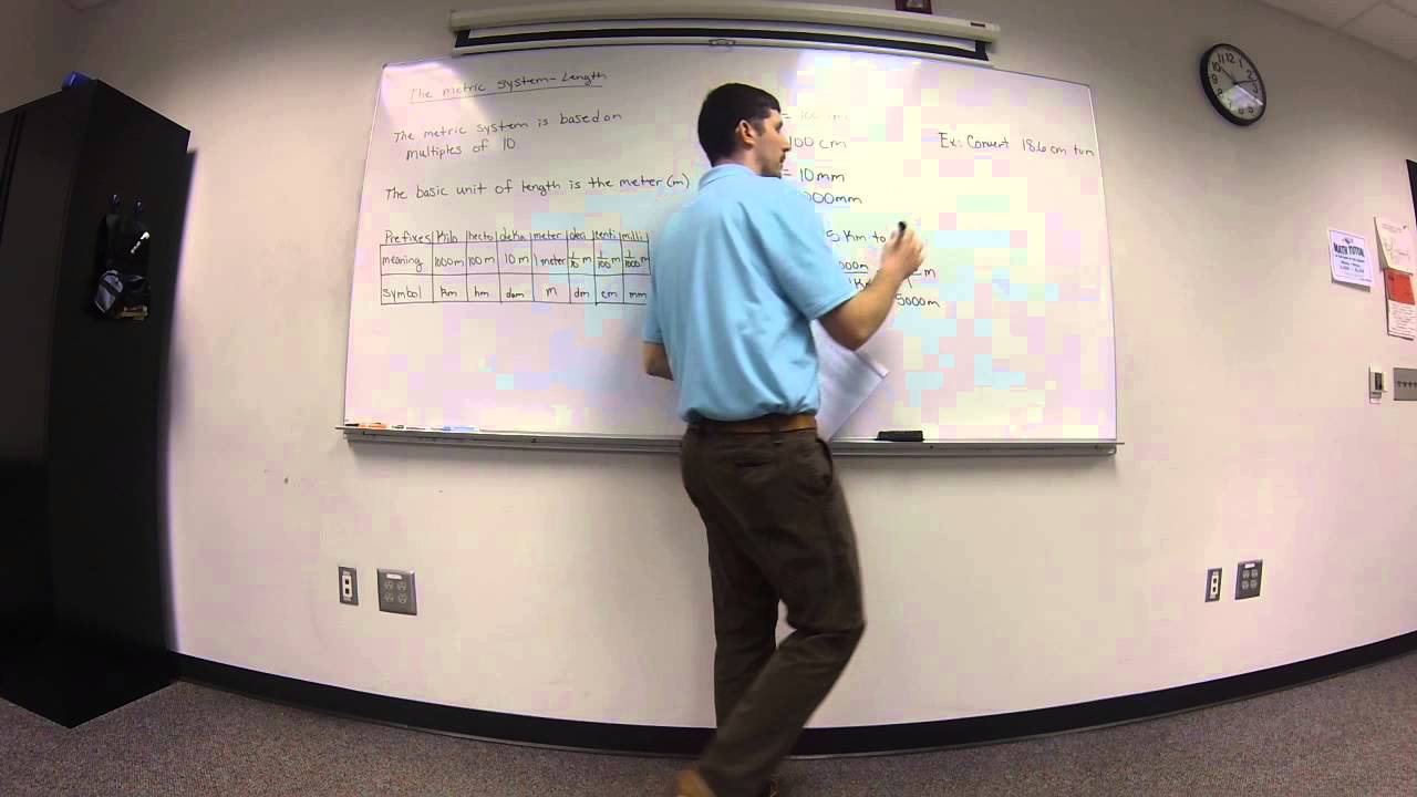 The Metric System - Length - YouTube