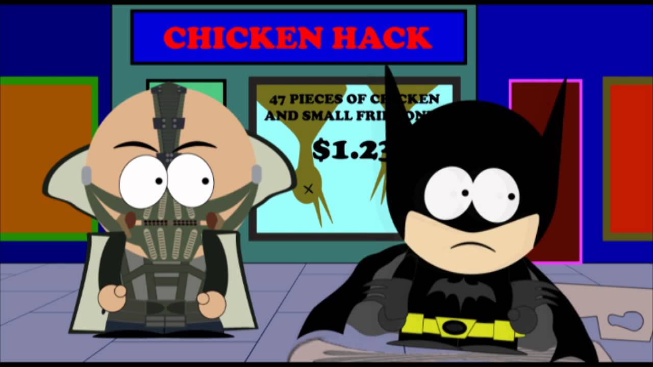 Mike Belgrave - Batman - South Park Style The Dark Knight Rises trilogy ...