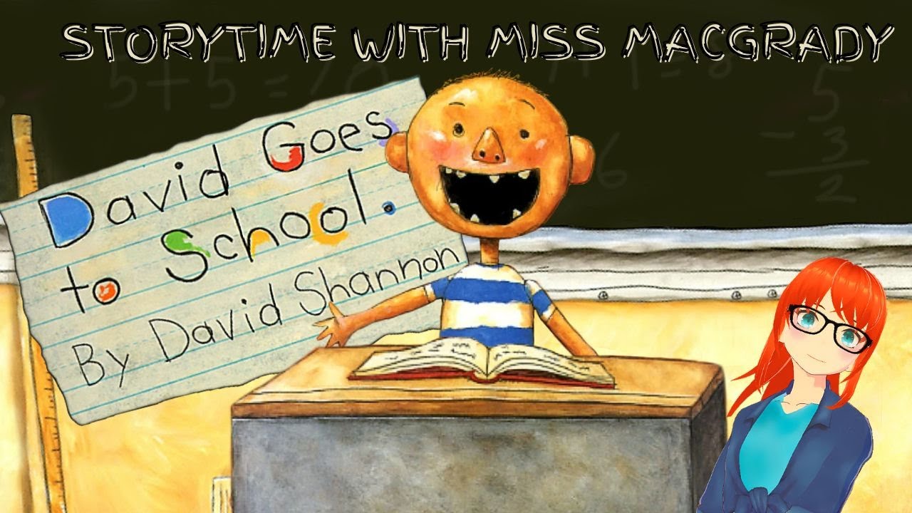 David Goes to School/An animated read aloud book/ Storytime for kids ...