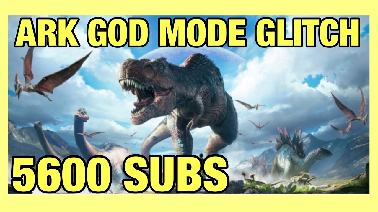 NEW GOD MODE GLITCH AT 5600 SUBSCRIBERS!!! #shorts (ARK : SURVIVAL ...
