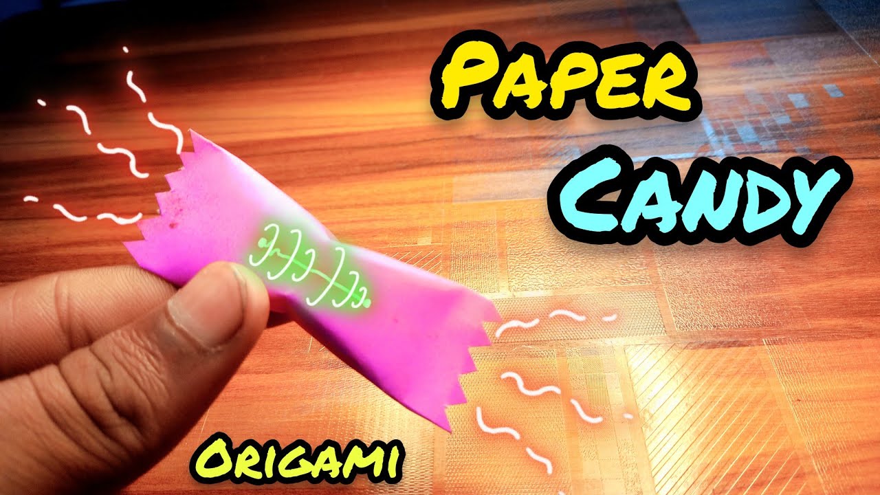 How To Make Easy Mini Paper Candy/Papercraft/Paper Crafts For School ...