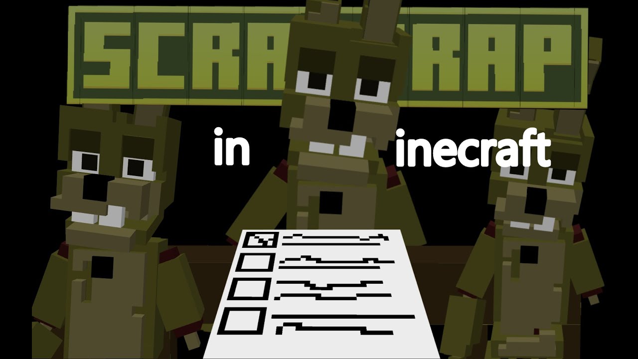 scrap trap: fnaf 6 Minecraft addon - YouTube