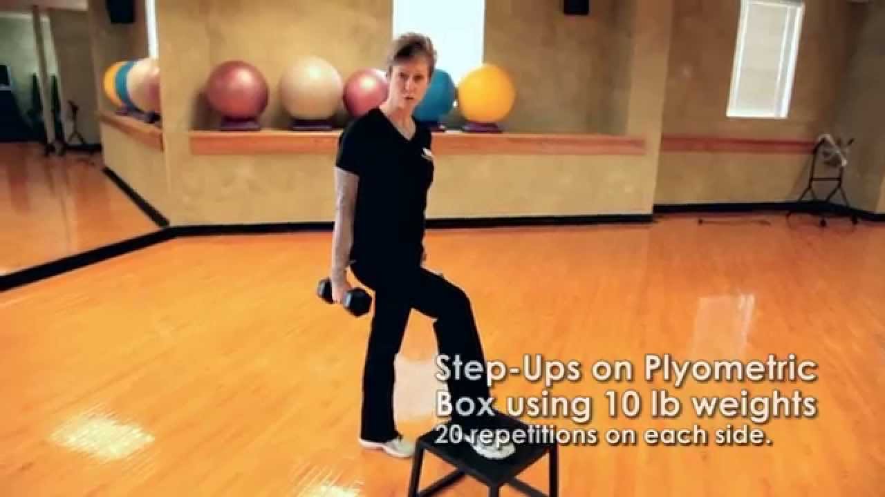 Get Fit With The Pros: Step Ups on Plyometric Box - YouTube