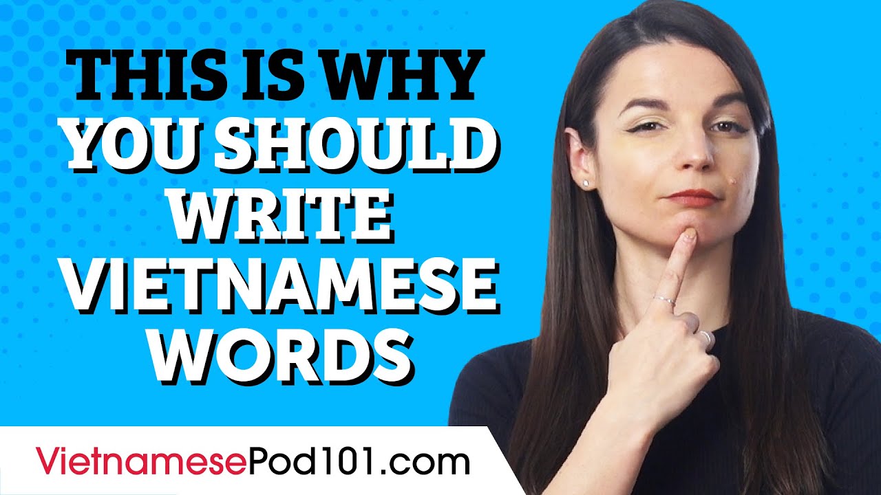How to Learn Vietnamese Words by Writing Them Out - YouTube