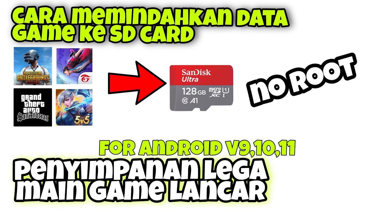 Cara memindah Data Game ke Kartu Sd - internal lega main game lancar ...