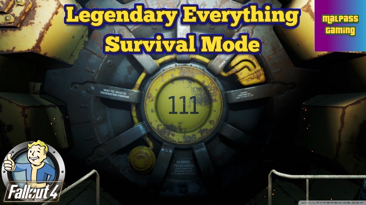 Fallout 4 Survival - Legendary Everything - Live Part 13.1 - YouTube