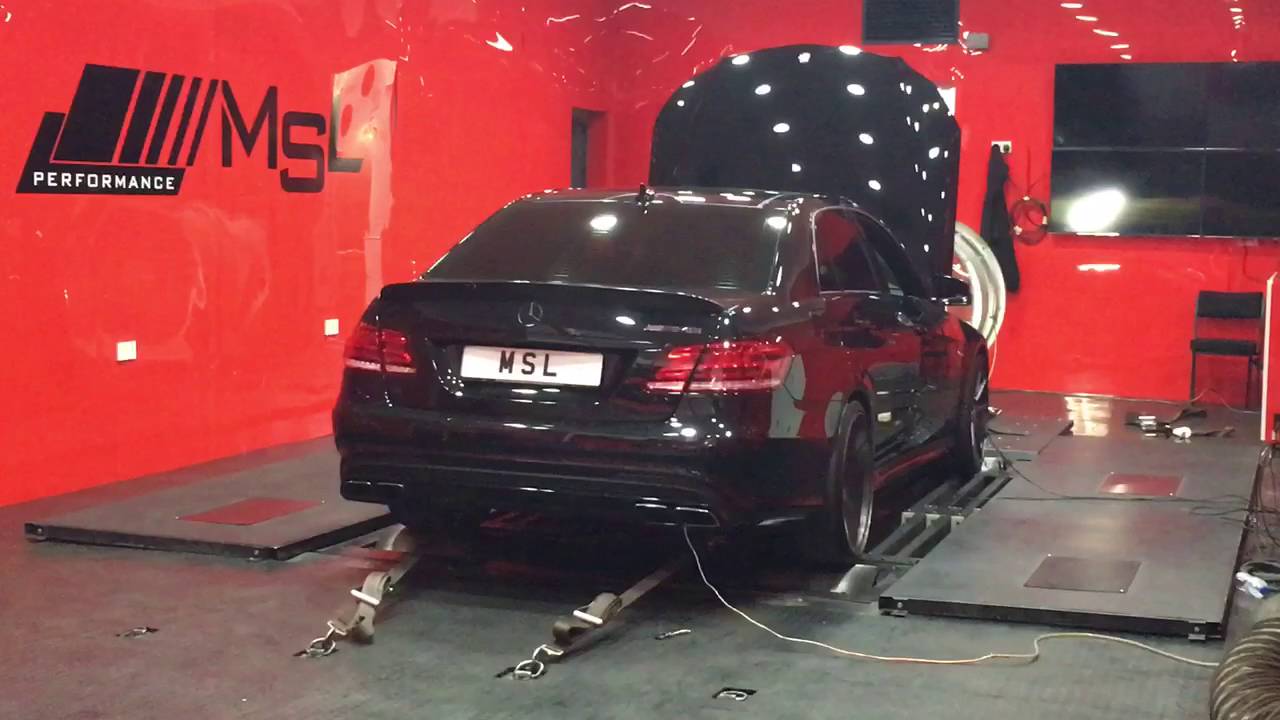 MSL PERFORMANCE E63 AMG DYNO - YouTube