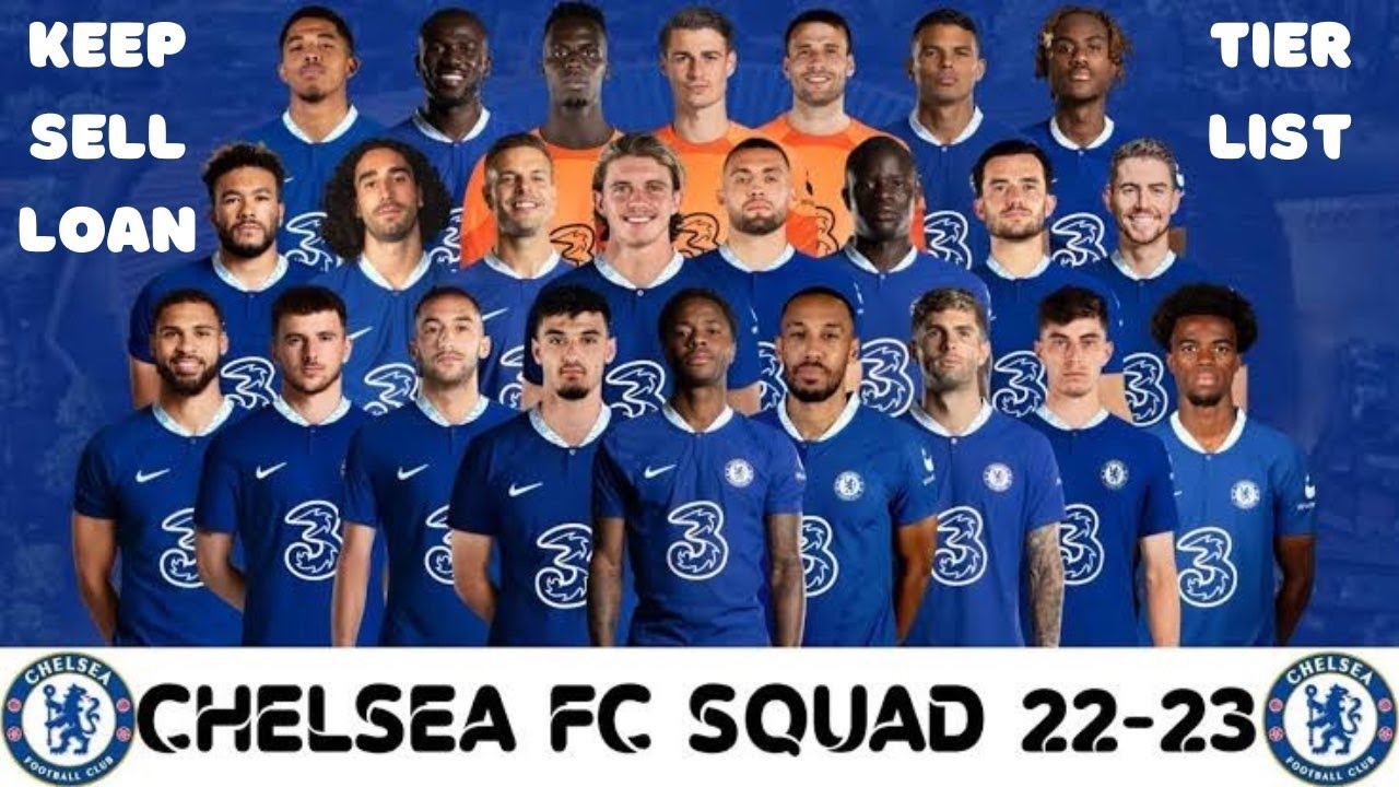 CHELSEA PLAYERS KEEP / SELL / LOAN TIER LISTING FOR SEASON 2023/24 ...