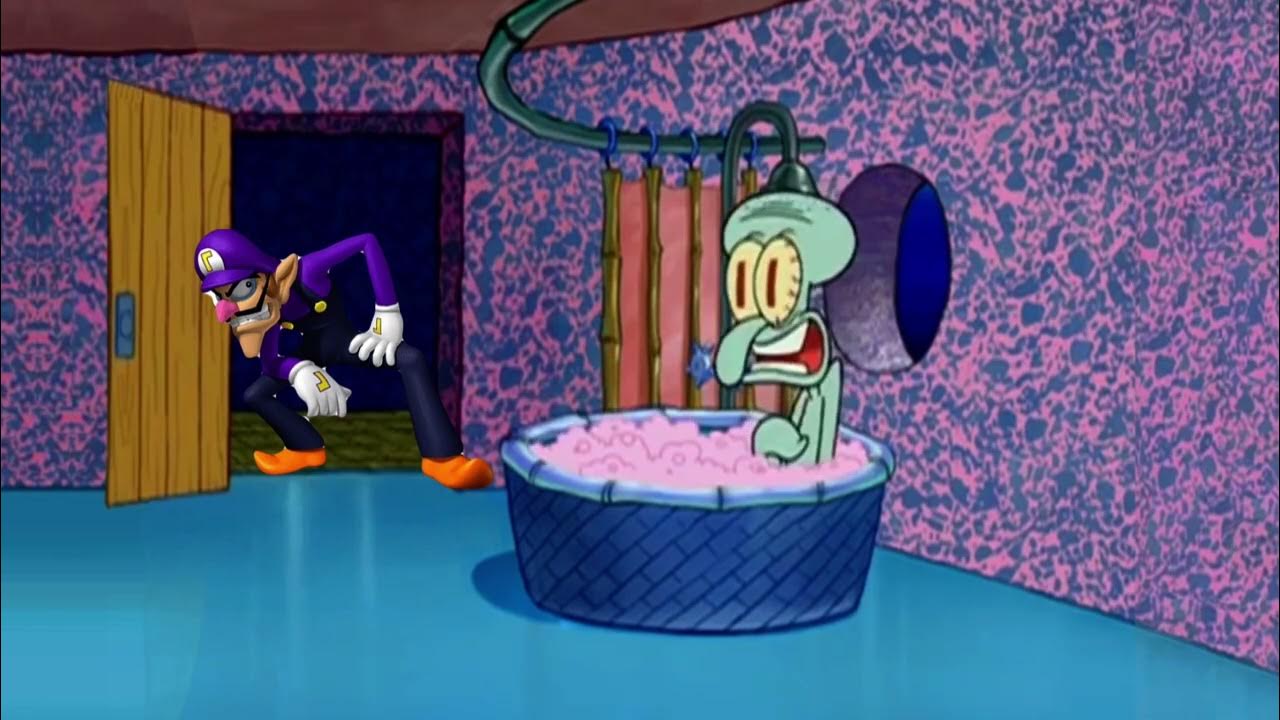 Waluigi Drops By Squidward’s House - YouTube
