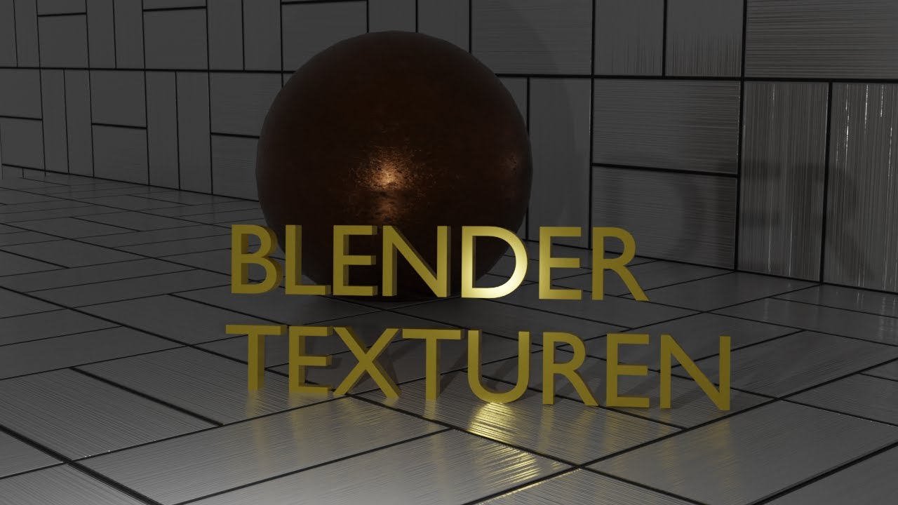 Texturen schnell erstellt | Blender für Einsteiger - YouTube