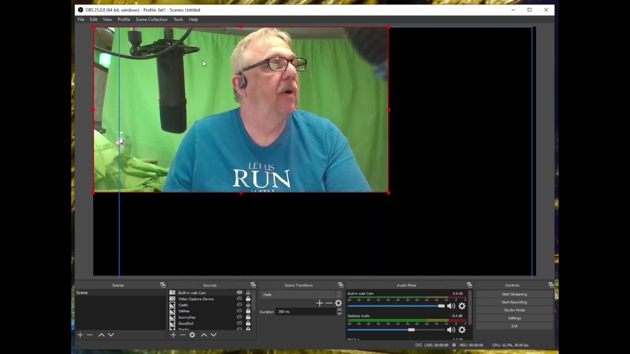 OBS HOWTO Backgrounds on Lives - YouTube