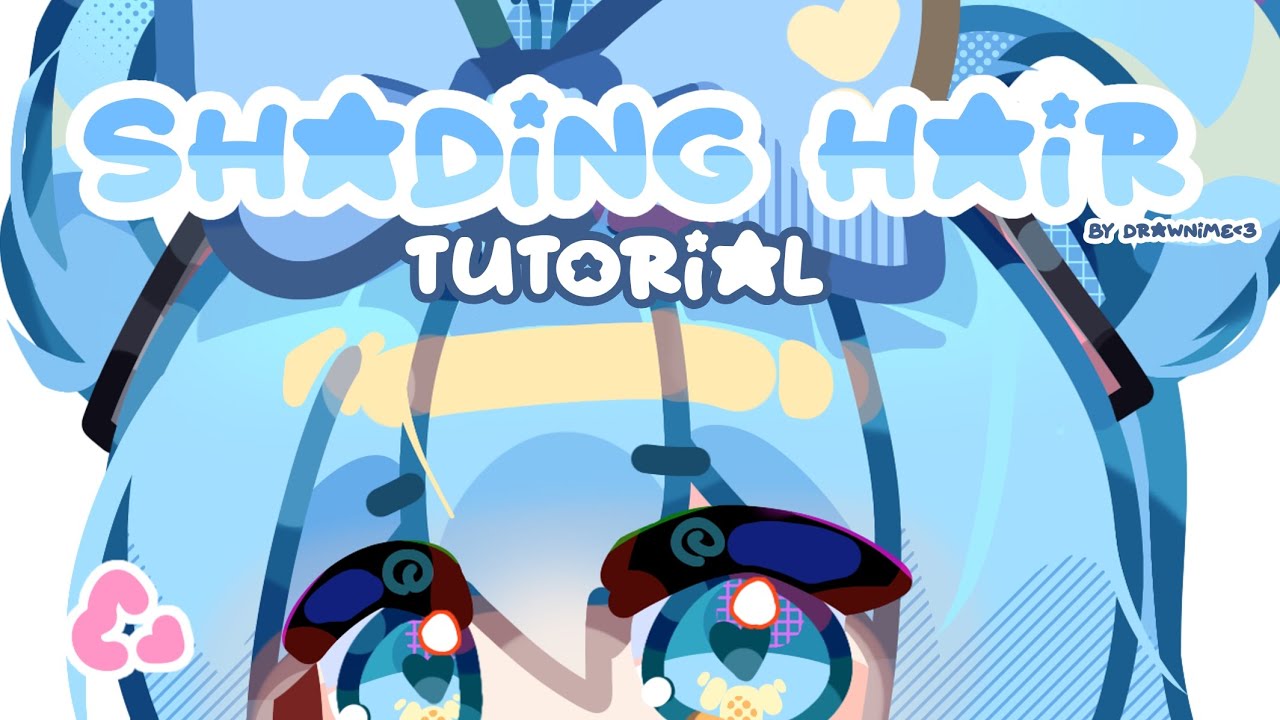 Shading hair tutorial-! #ibispaintx [Simple vers.] - YouTube