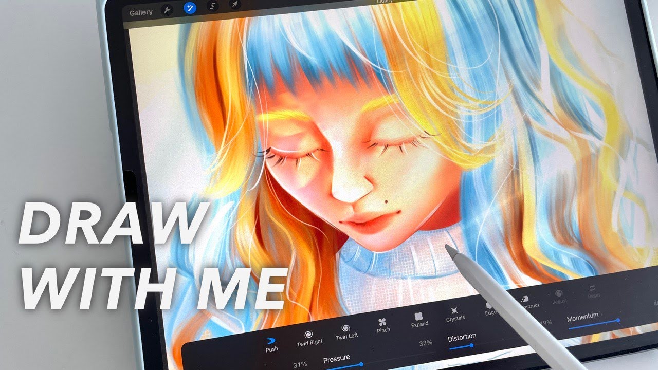 Draw with me on iPad / 그리기 asmr - YouTube