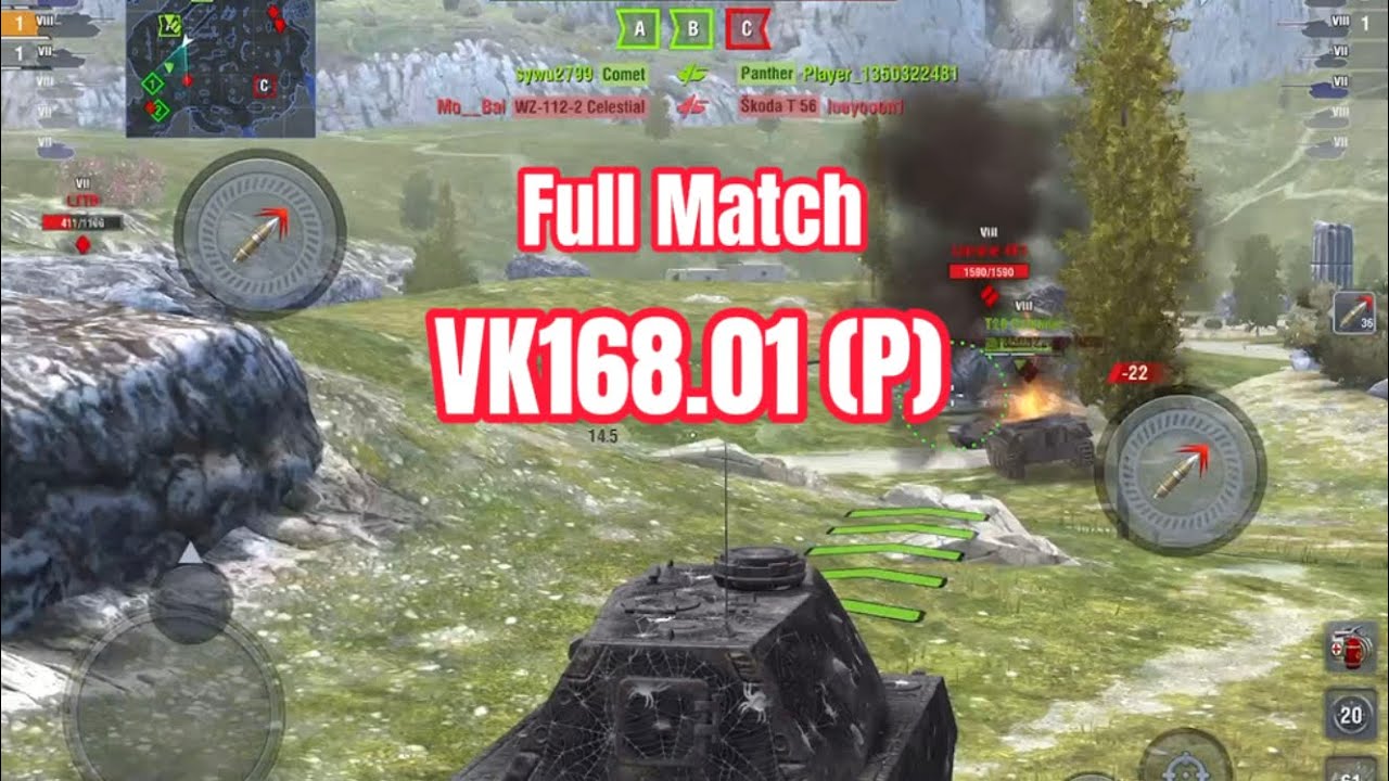 VK168.01 (P) | World of Tanks Blitz - YouTube