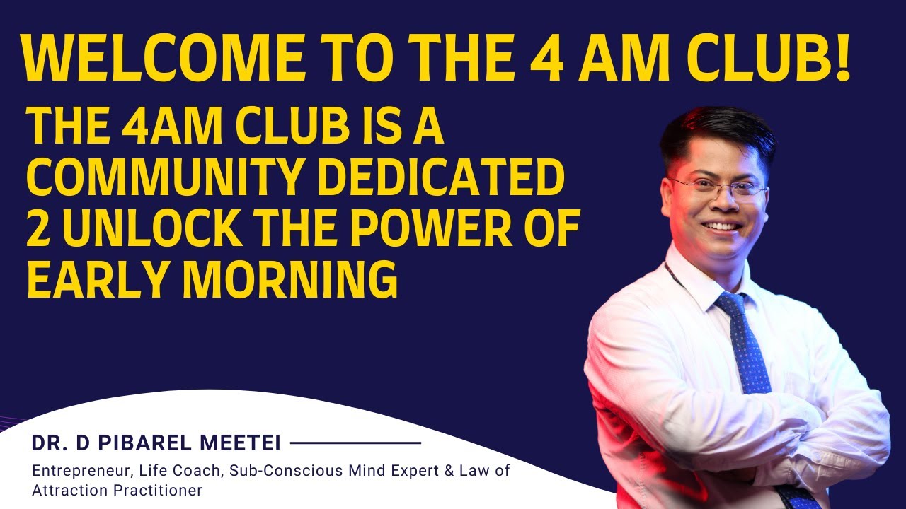 Welcome to the 4 AM Club! The 4am Club is a community dedicated 2 ...