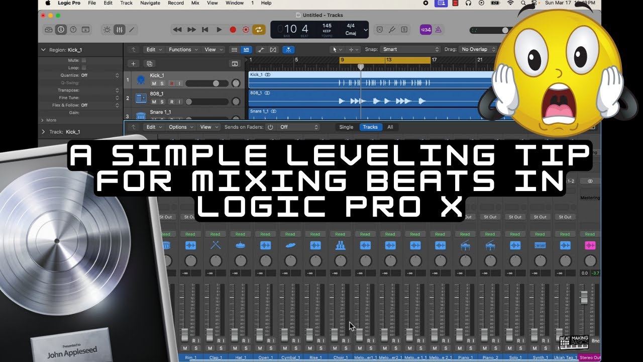 A Simple Leveling Tip For Mixing Beats In Logic Pro X - YouTube