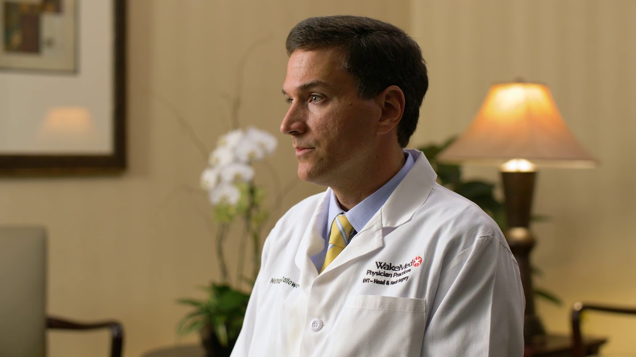 Dr. Nathan Calloway | WakeMed Physician Practices - ENT - YouTube