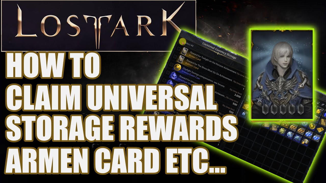 LOST ARK Universal Storage: How To Claim Your Rewards, Legendary Armen ...