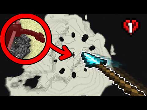 Minecraft Hardcore'da Mızrak'la Ejderhaya TEK Attım!