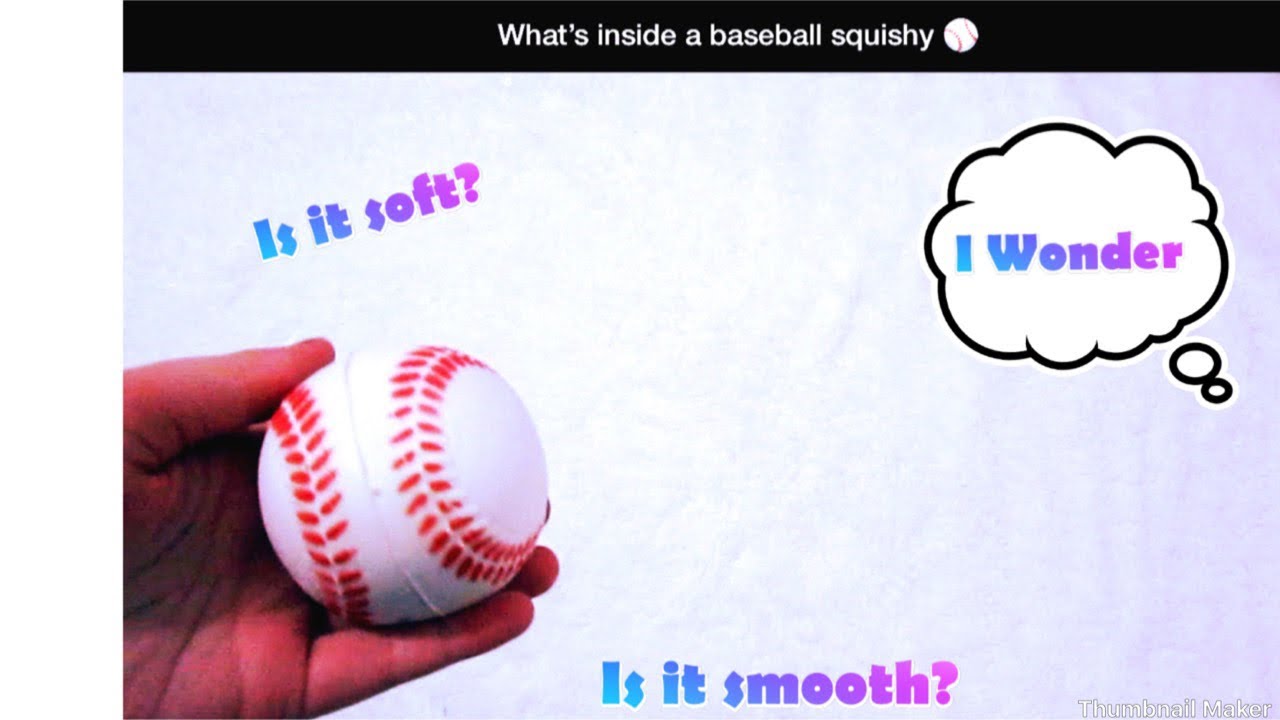 What’s inside a baseball squishy ⚾️ - YouTube