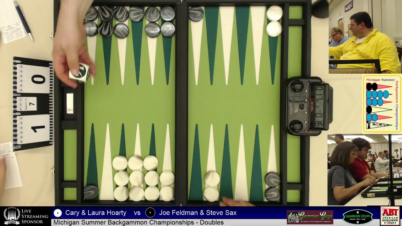 2019 Michigan Summer Backgammon Championships Doubles Cary & Laura ...