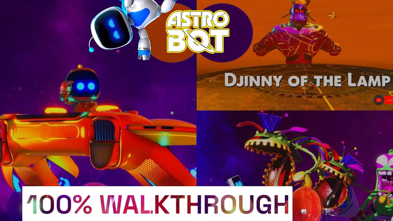 ASTRO BOT - FEATHER CLUSTER | DJINNY OF THE LAMP 100% WALKTHROUGH PART ...