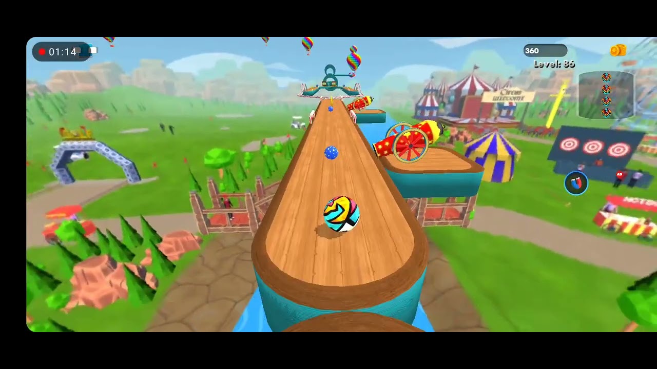 Sky Ball Jump 3D Game Level 86 Finished ️ ️ Ball Gameplay - YouTube