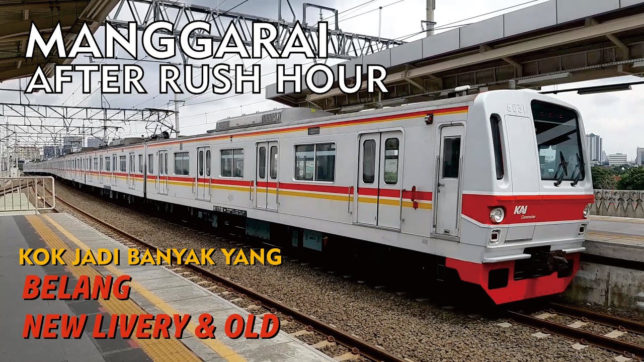 KENAPA PADA BELANG SIH??! KRL Commuter Line di Stasiun Manggarai Atas ...