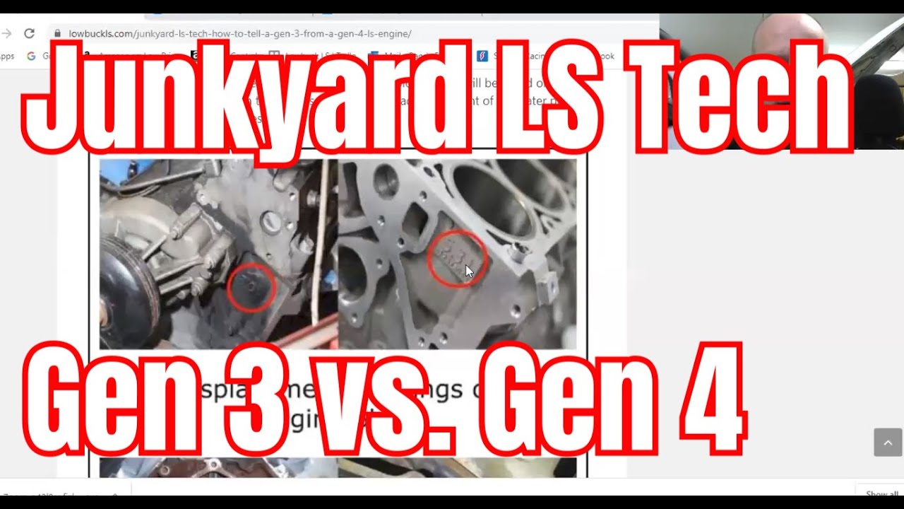 Junkyard LS Tech: How to Tell a Gen 3 from Gen 4 - YouTube