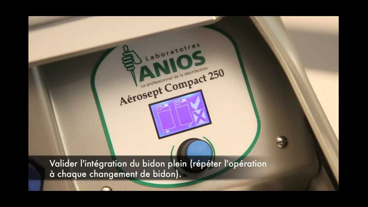 Mise en service du mini aerosept ANIOS - YouTube