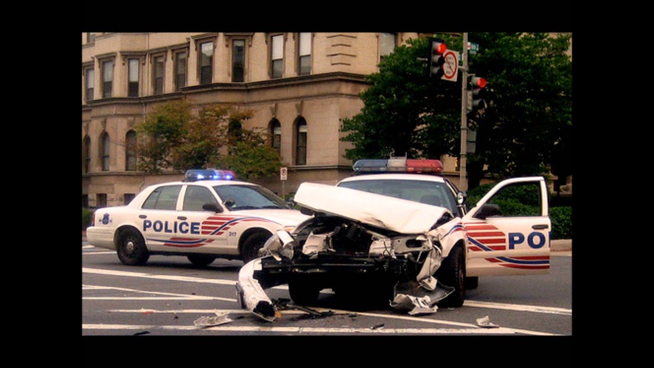 Police Cars Accidents, Police Cars Wrecks And Police Cars Crashes - YouTube