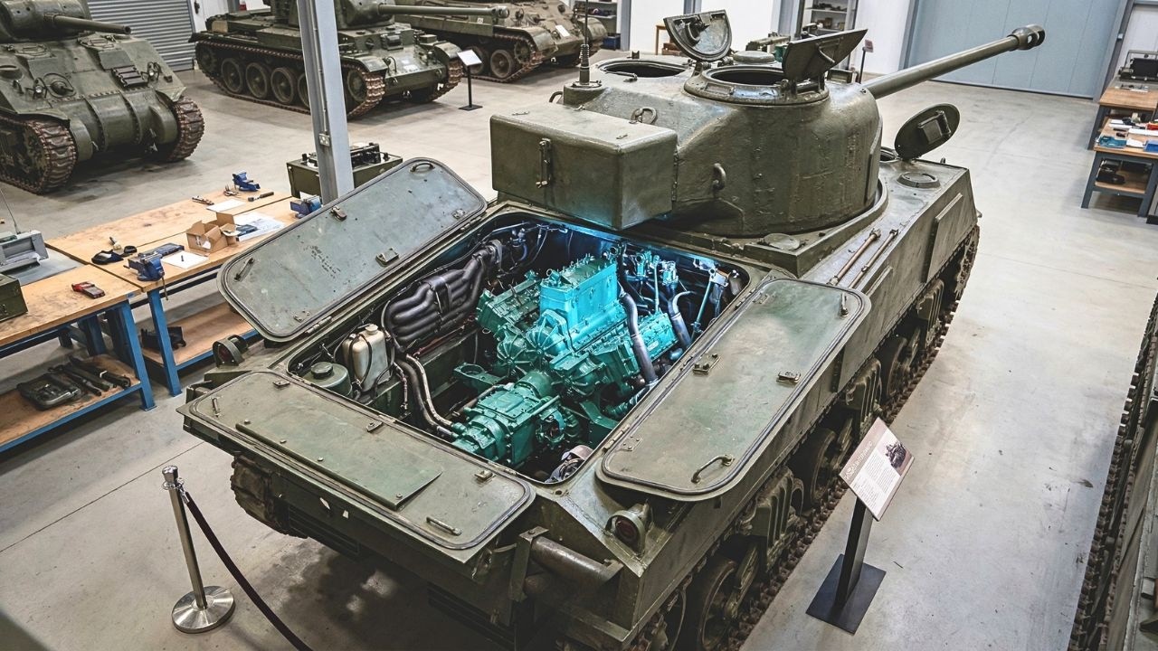 The Dark Story Behind Chrysler A57 Multibank – The 5-Engine Tank That ...
