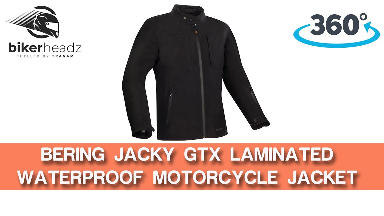 BERING Jacky GTX Laminated Motorcycle Jacket 360° 4K Video | Bikerheadz ...