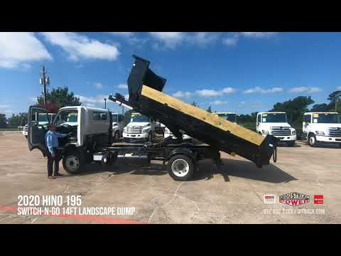 Switch-N-Go Landscape Dump Truck | 2020 Hino 195 | One Truck Multiple ...