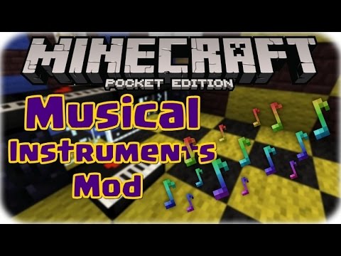 Minecraft PE: Instruments Musical Mod | 0.10.5 - YouTube