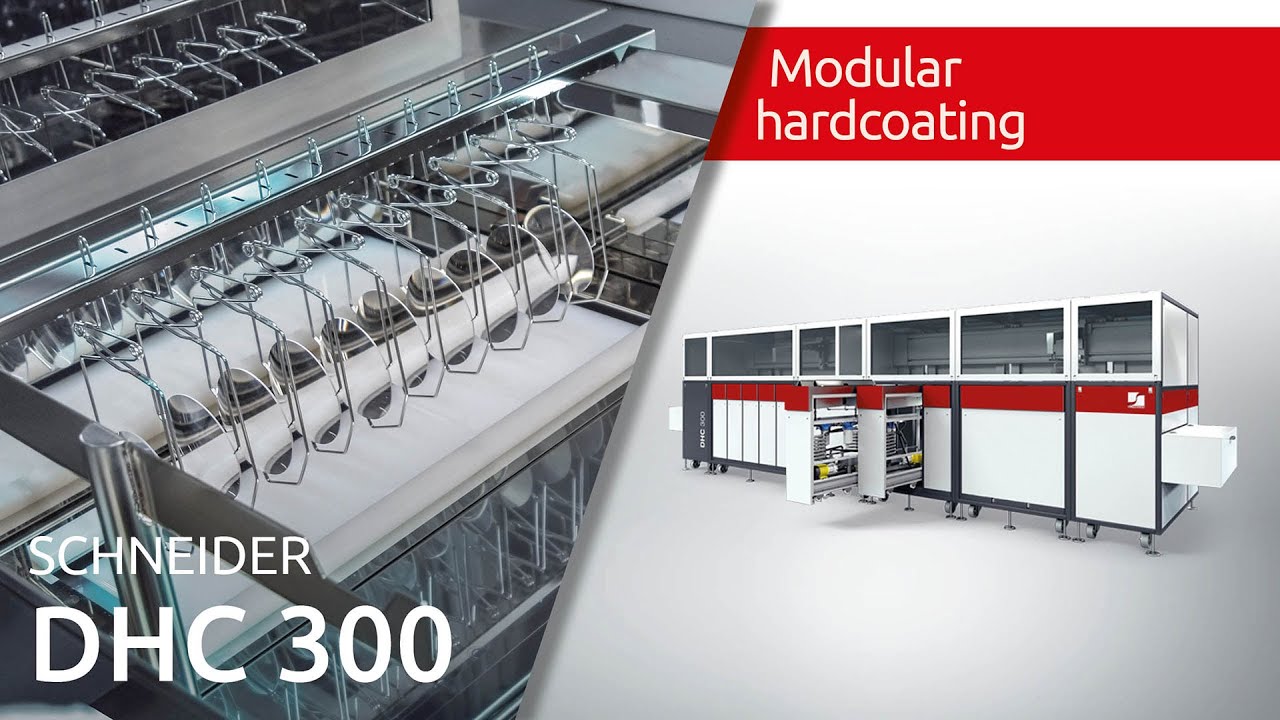 DHC 300 - Dip-Hardcoating - SCHNEIDER Optical Machines - YouTube