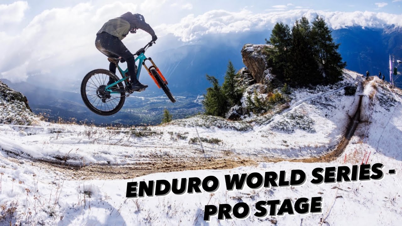 RACING THE EWS PRO STAGE - CRANS MONTANA DAY 2 - YouTube