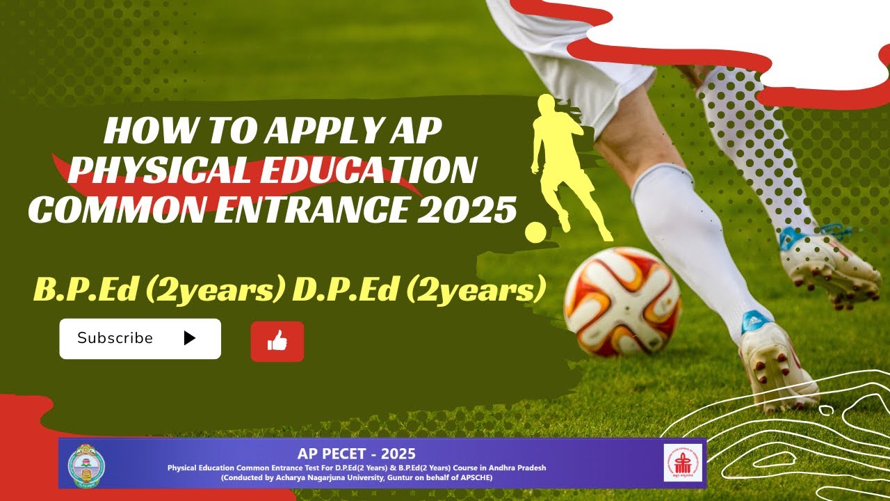 HOW TO APPLY AP PHYSICAL EDUCATION COMMON ENTRANCE TEST 2025 - YouTube