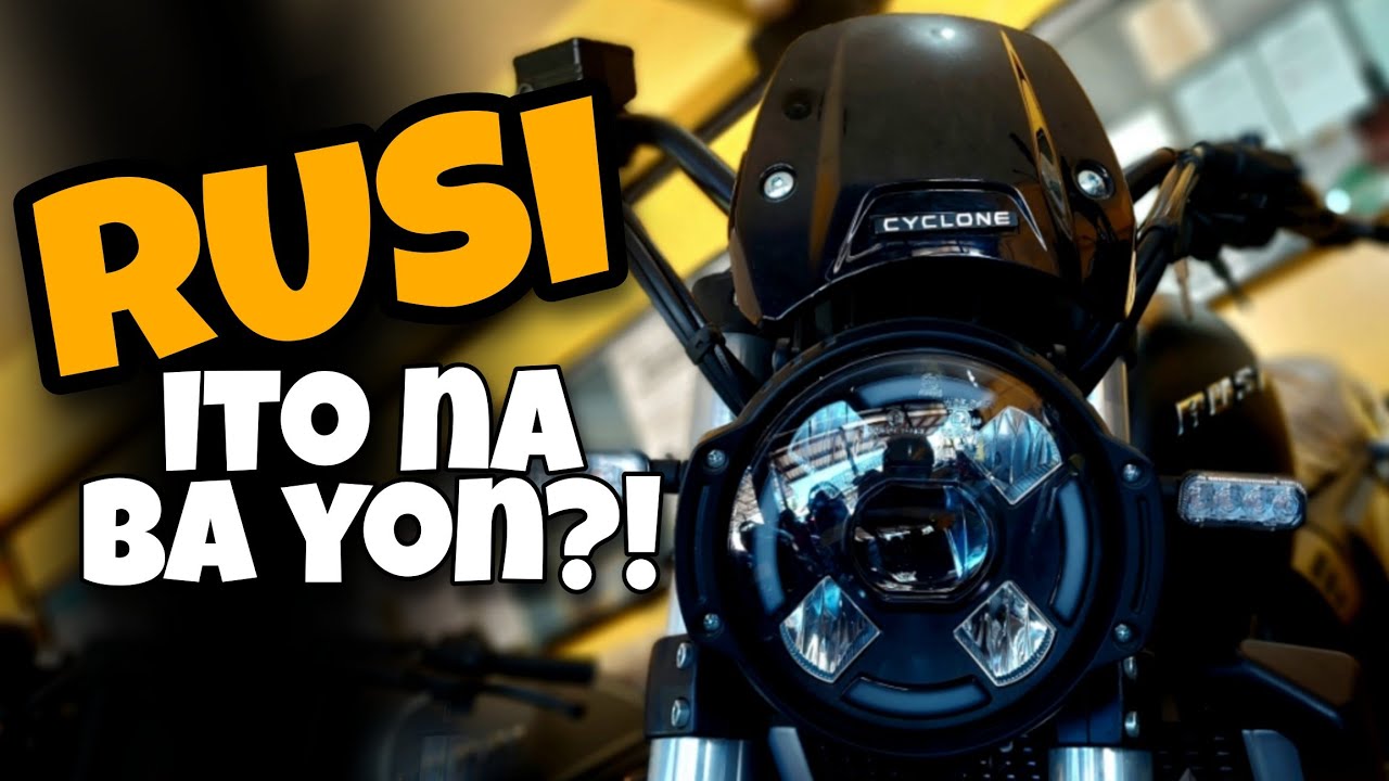 BAGONG MOTOR ni RUSI CYCLONE 400i / 2 CYLINDER na ang MURA PA - YouTube
